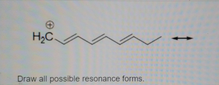 Solved H2C Draw all possible resonance forms. | Chegg.com