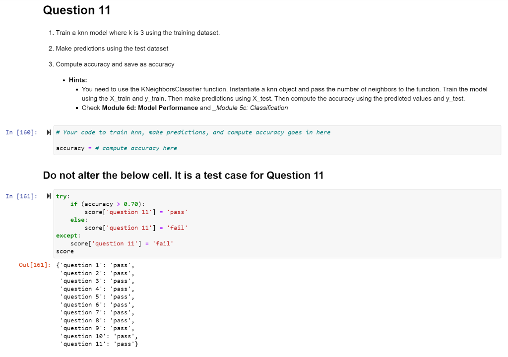Solved 1. Train a knn model where k is 3 using the training | Chegg.com