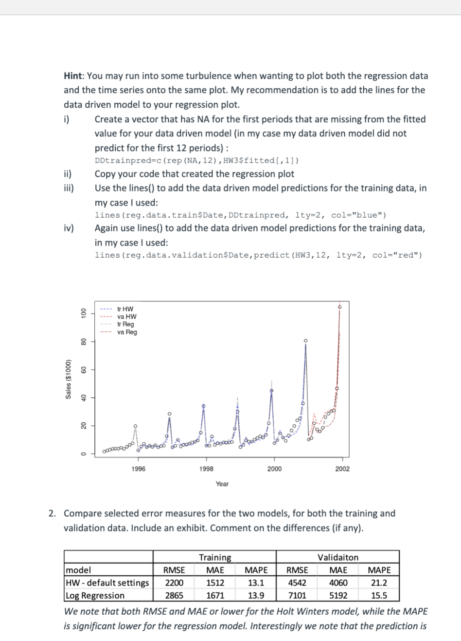 Solved Individual Assignment 6 The goal of this assignment | Chegg.com