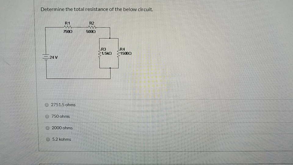 Solved For the circuit shown, the current flow through | Chegg.com