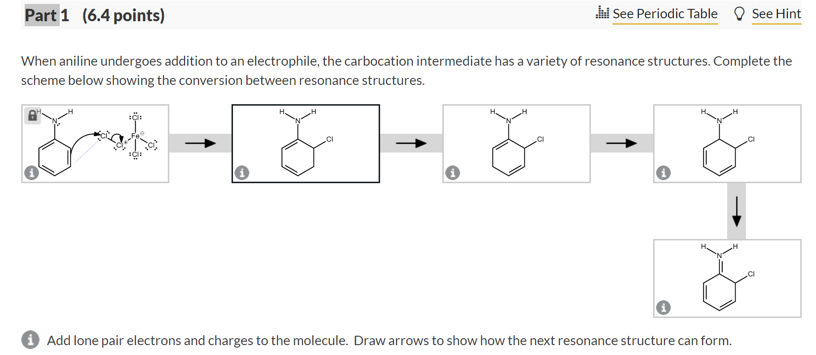 Solved When aniline undergoes addition to an electrophile, | Chegg.com