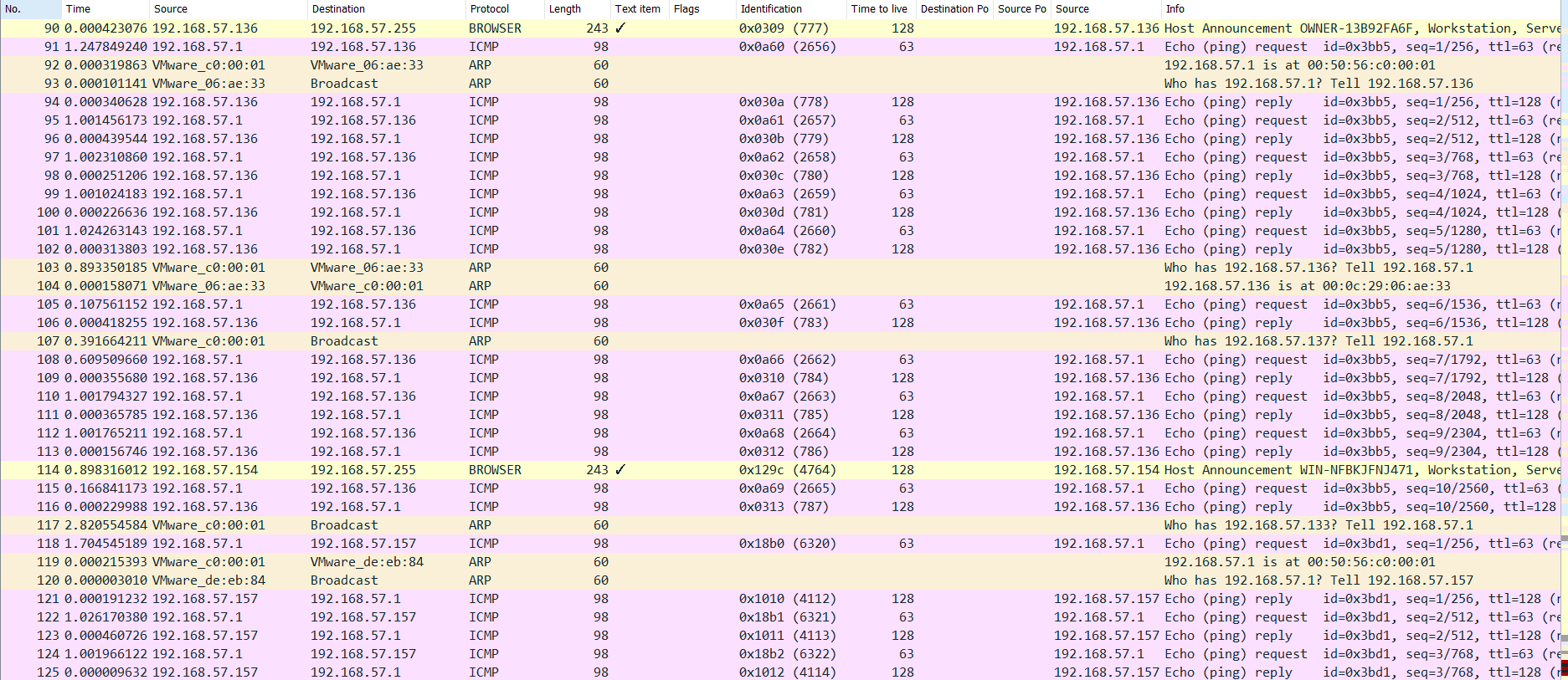 Solved No. Time Source 1 0.000000000 192.168.57.157 2 | Chegg.com