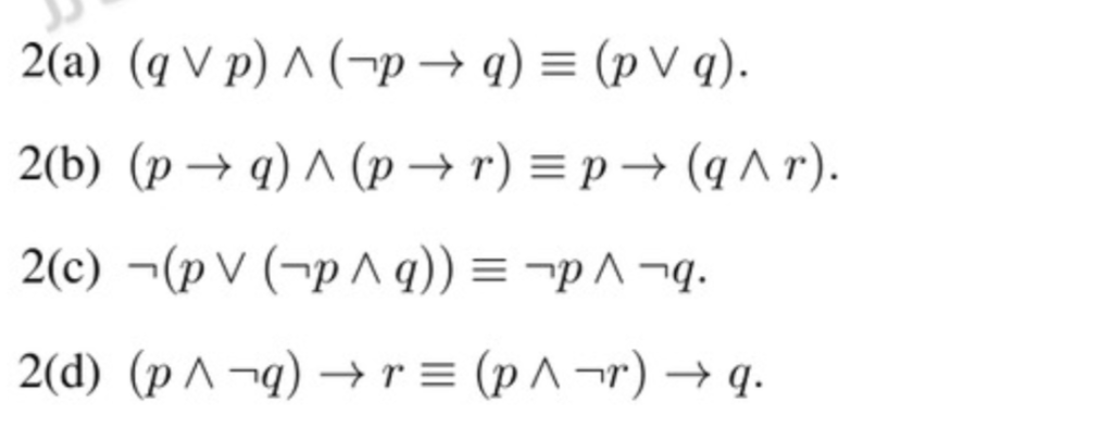 Solved Use the laws of propositional logic to prove | Chegg.com
