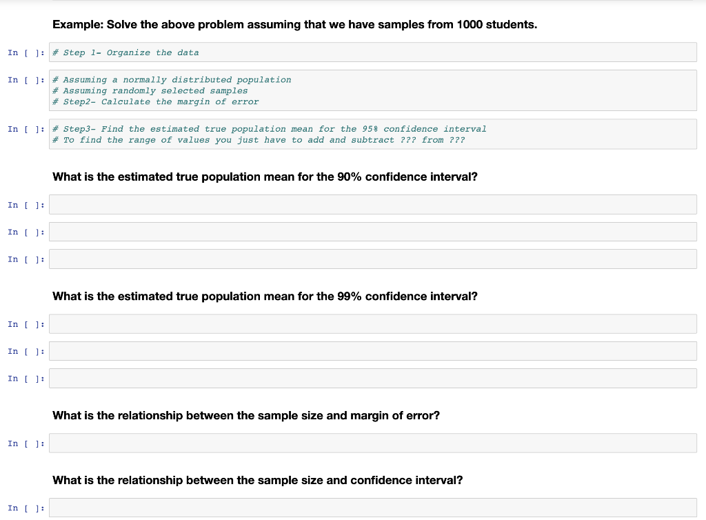 Solved Example: From a normally distributed population, we | Chegg.com