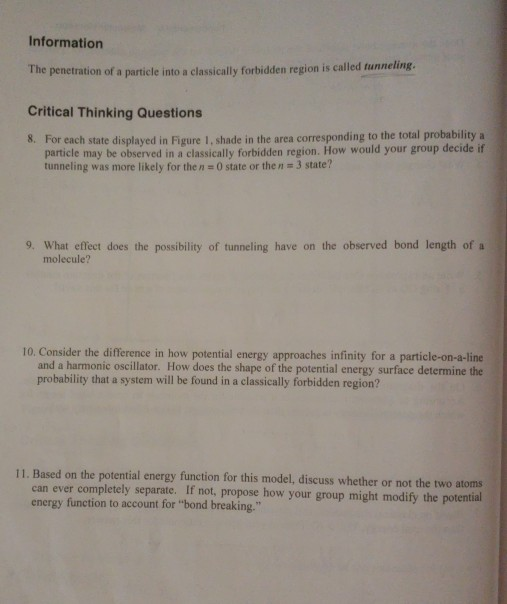 Solved Information The penetration of a particle into a | Chegg.com