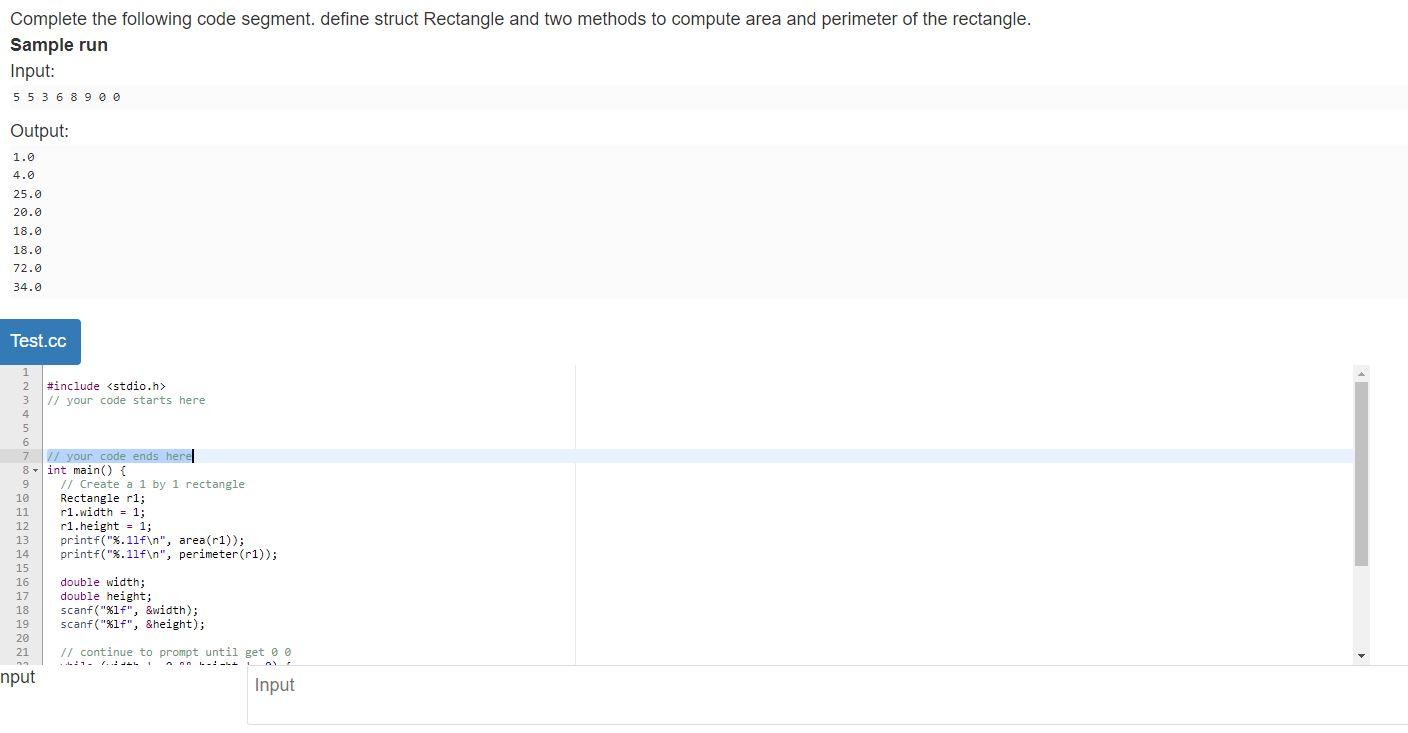 Solved Complete The Following Code Segment Define Struct 0976
