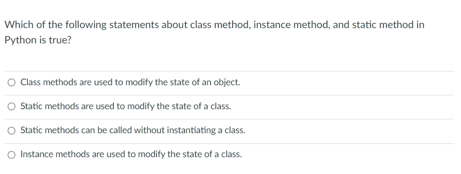 Solved When do you make a custom Python class A abstract: | Chegg.com