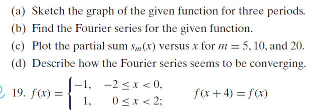 Solved (a) ﻿Sketch the graph of the given function for three | Chegg.com