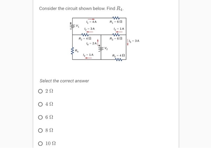 Solved Consider the circuit shown below. What is the current | Chegg.com