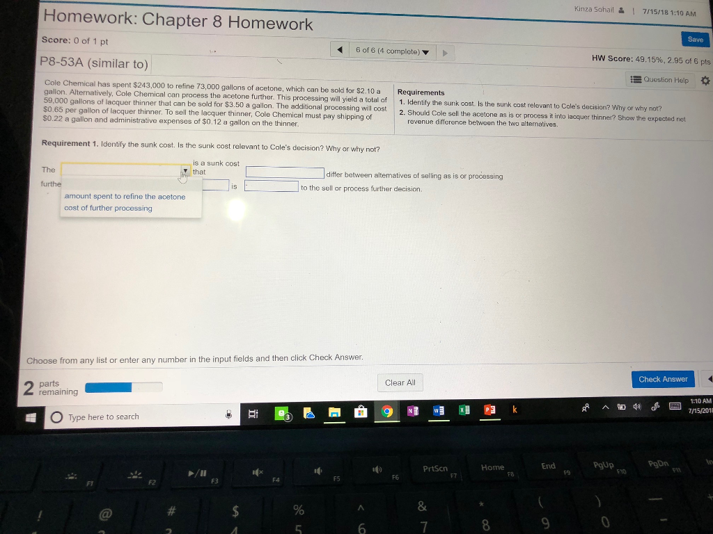 Solved Do Homework- Kinza Sohail Google Chrome Secure | Chegg.com