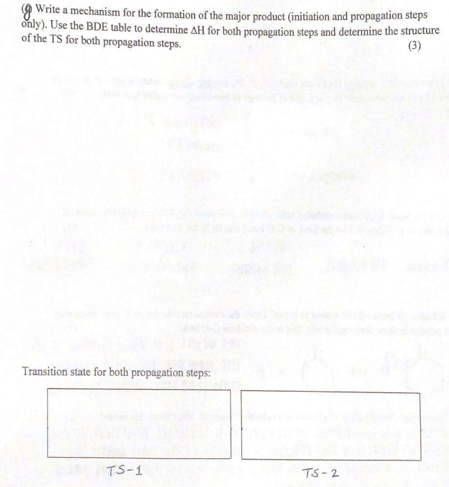 Solved (g) Write a mechanism for the formation of the major | Chegg.com