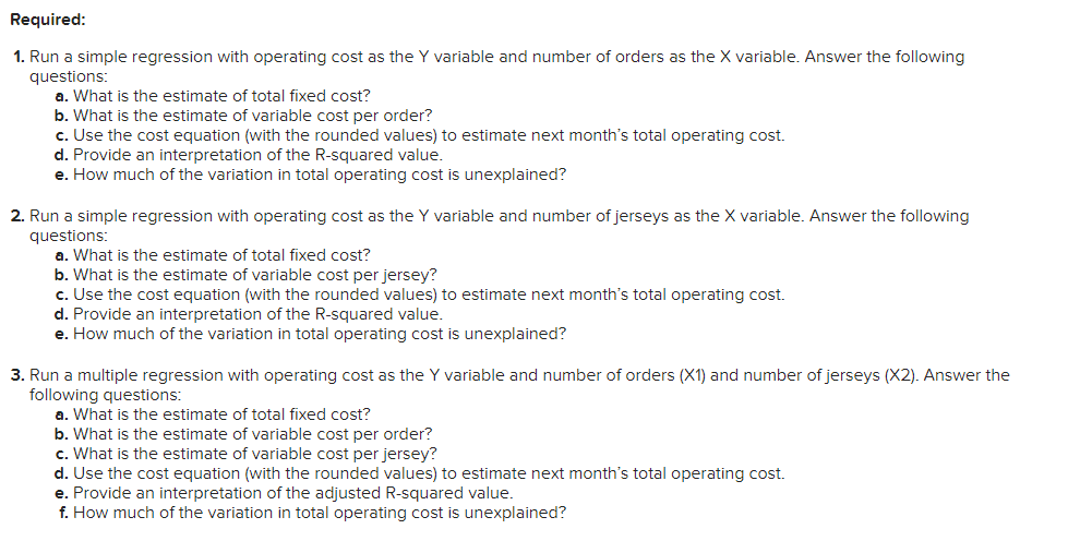 Solved PA5-4 (Static) Estimating Cost Behavior Using Simple | Chegg.com