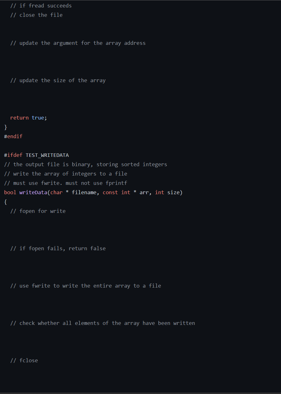 Solved Program in C. Please provide the codes with minor | Chegg.com