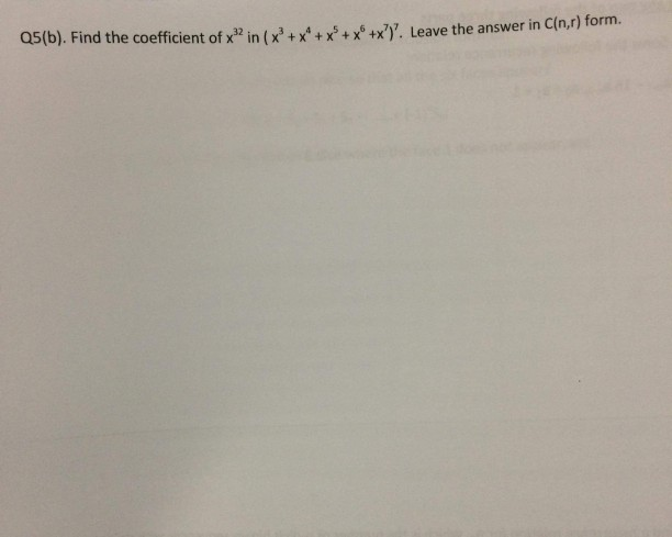 Solved Q4d) Give a combinatorial argument to prove the | Chegg.com