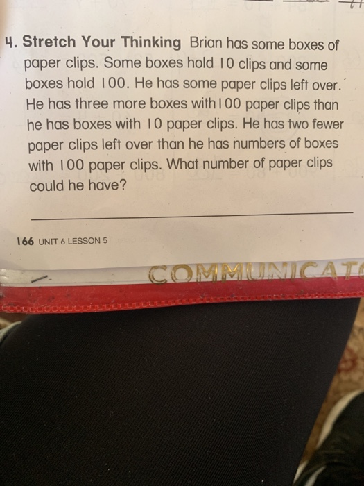 Solved 4. Stretch Your Thinking Brian has some boxes of | Chegg.com