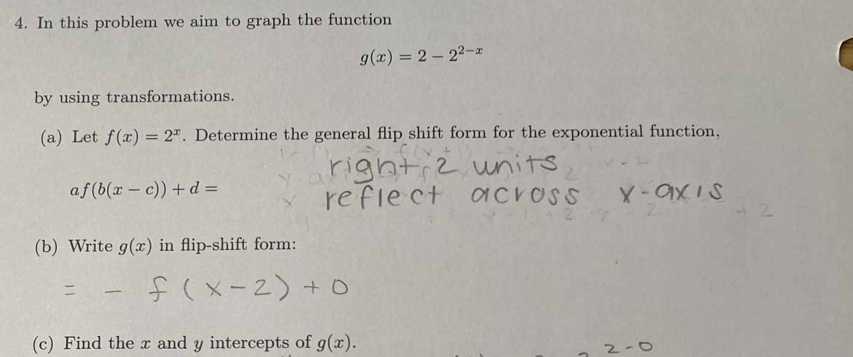 Solved 4. In this problem we aim to graph the function | Chegg.com