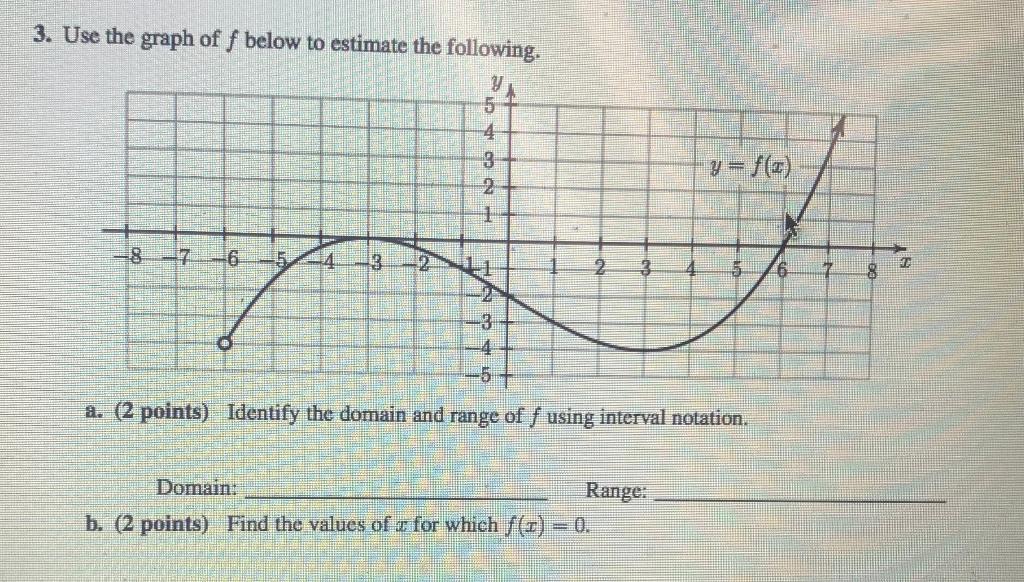 Solved c. using interval notation identify values of x of | Chegg.com