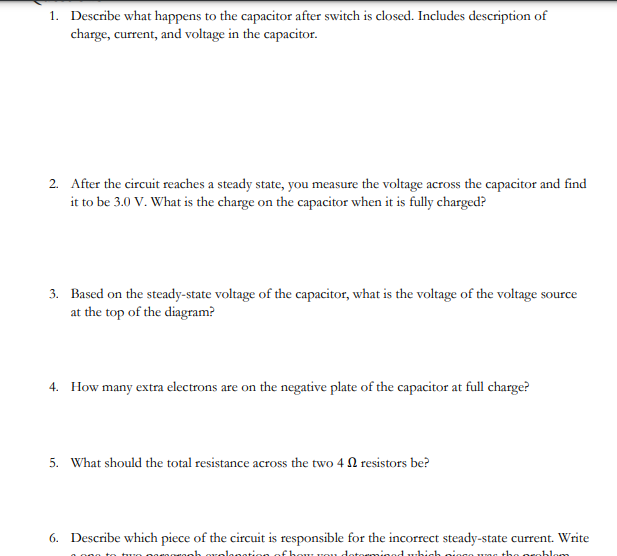 Solved I need help with these questions on circuits for | Chegg.com