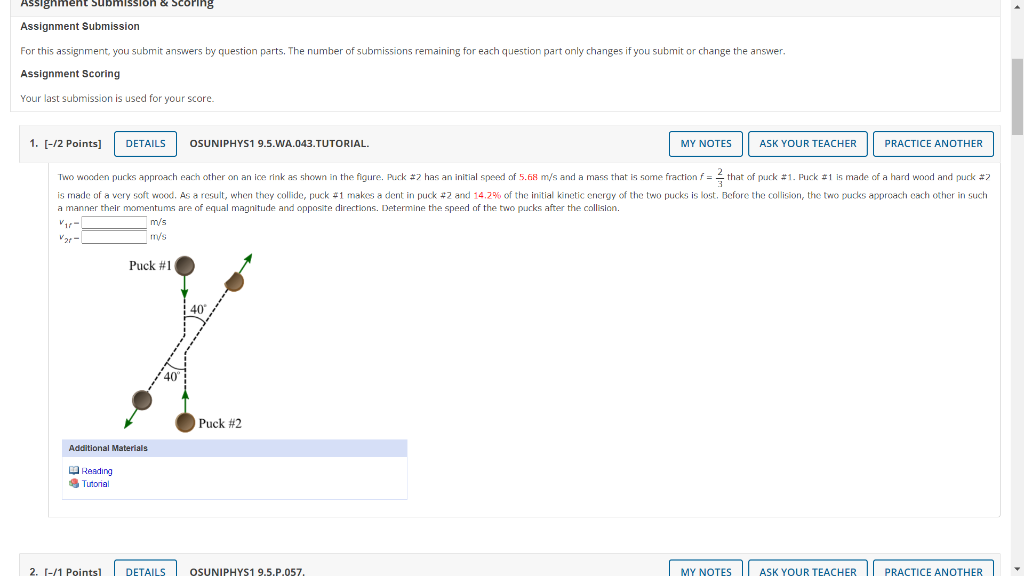 ssignment Submission or this assignment, you submit | Chegg.com