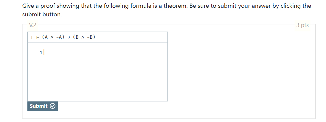 Give a proof showing that the following formula is a | Chegg.com