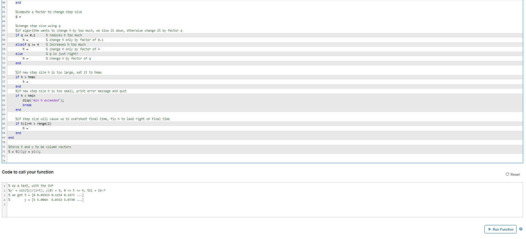 Solved Vrite a function to implement the Runge Kutta | Chegg.com Solved Vrite a function to implement the Runge Kutta | Chegg.com