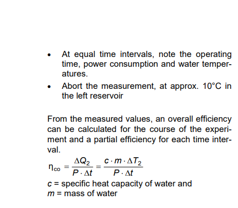 Solved • At equal time intervals, note the operating time, | Chegg.com