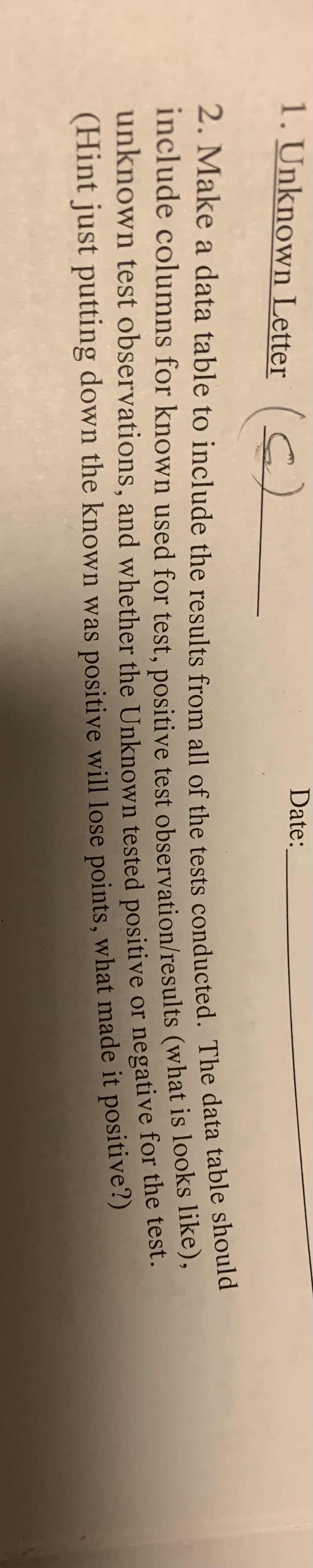 2. Make a data table to include the results from all | Chegg.com