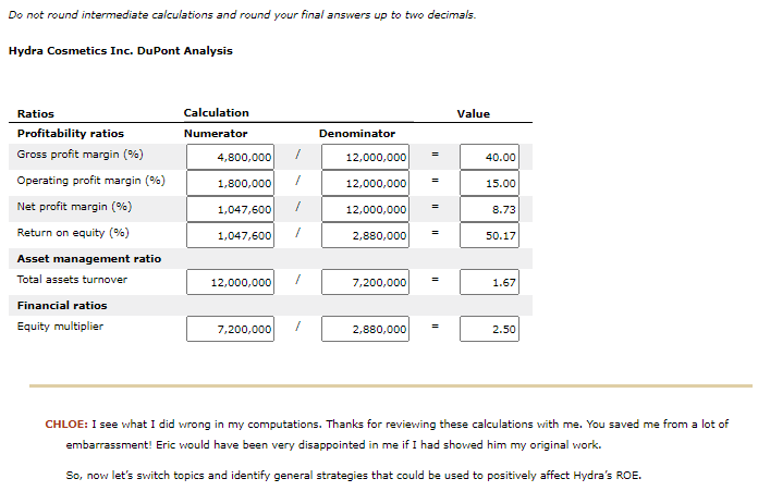 Solved Do not round intermediate calculations and round your | Chegg.com