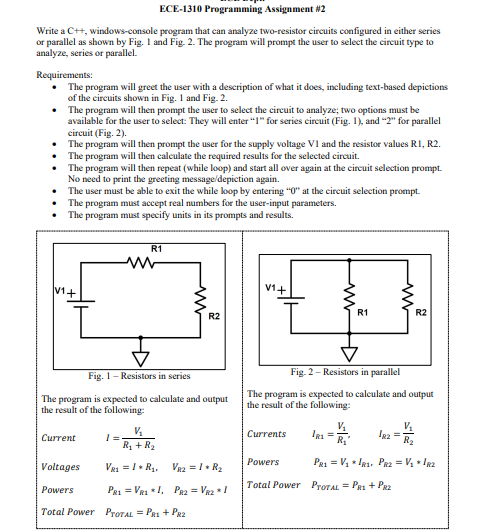 Solved Ece 1310 Programming Assignment 2 Write A Ct 
