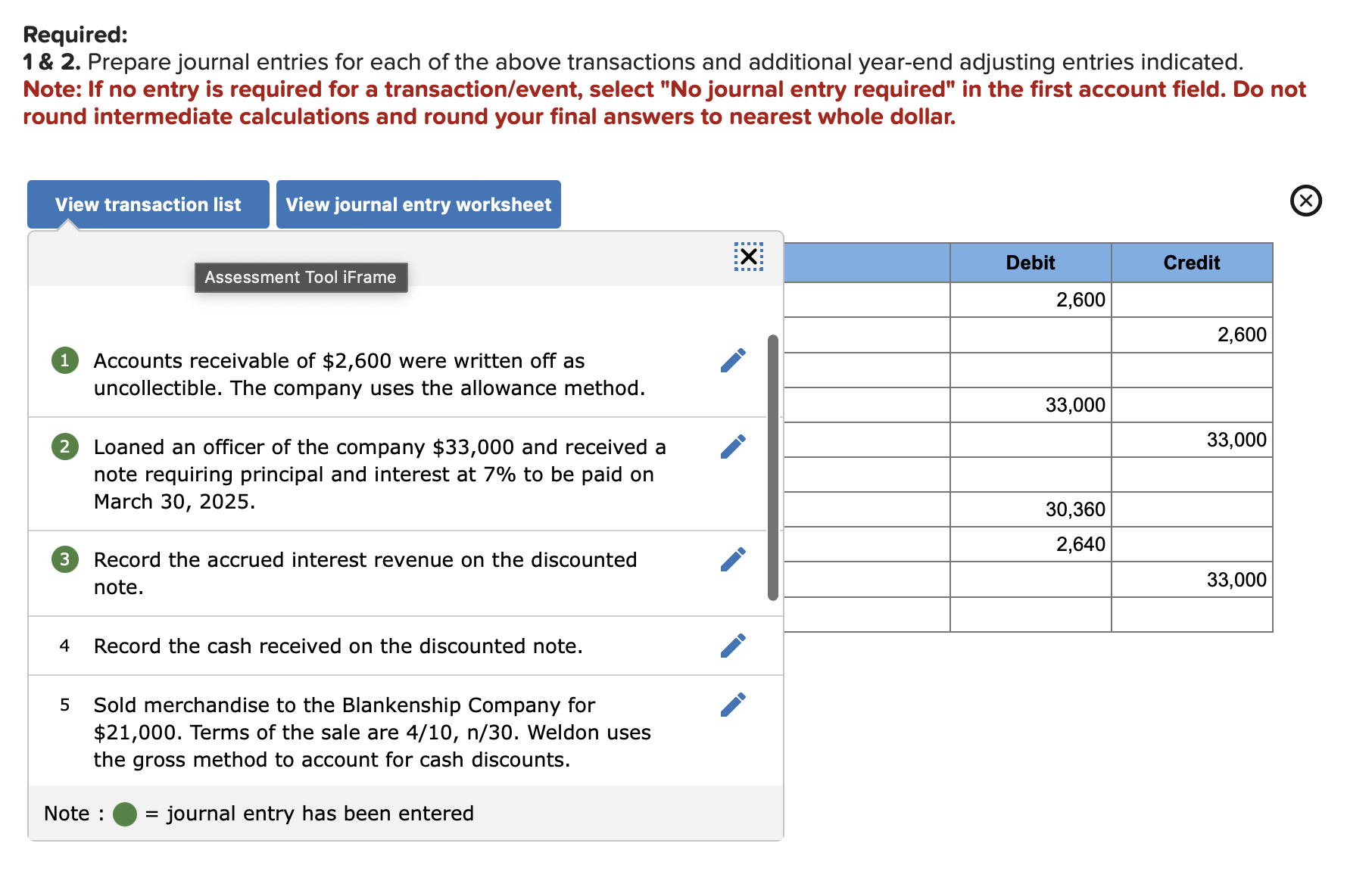 Solved Weldon Corporation's fiscal year ends December 31. | Chegg.com