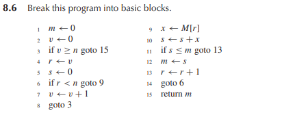 Solved Draw the control-flow graph.Calculate live-in and | Chegg.com