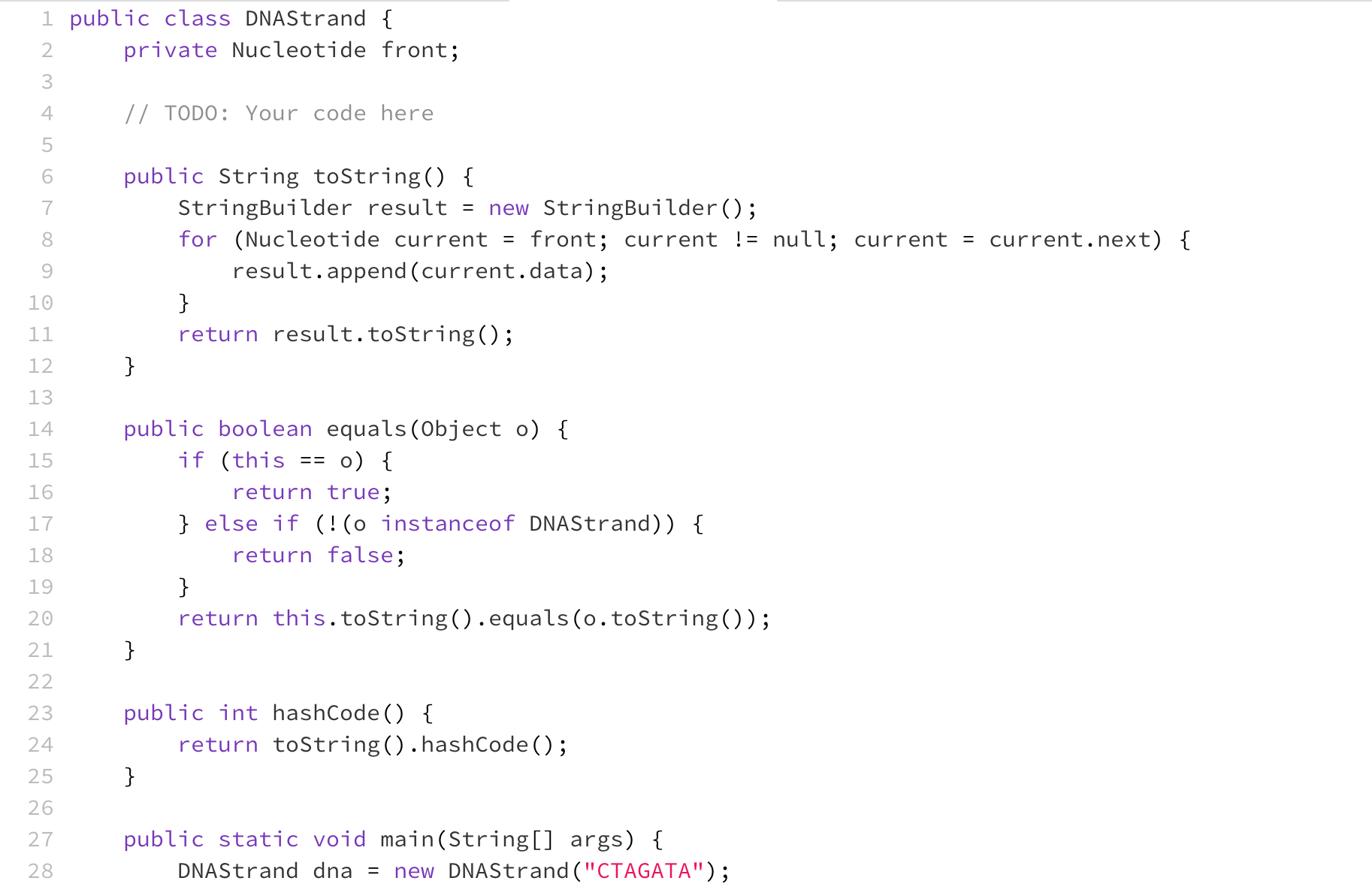 DNA Strand Computational biology is an | Chegg.com