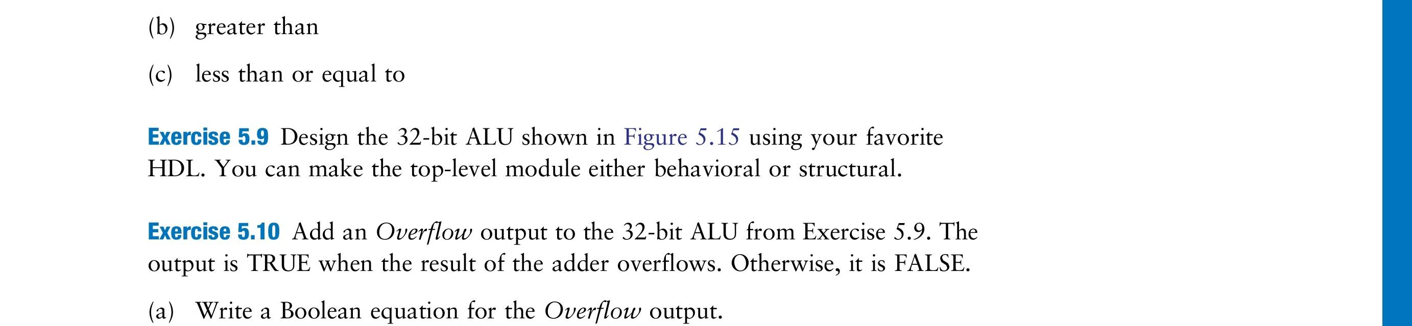 Solved (b) greater than (c) less than or equal to Exercise | Chegg.com
