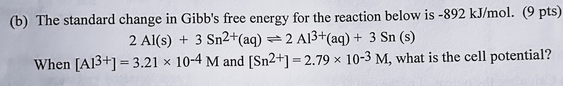 Solved Show me the steps to solve (b) ﻿The standard change | Chegg.com