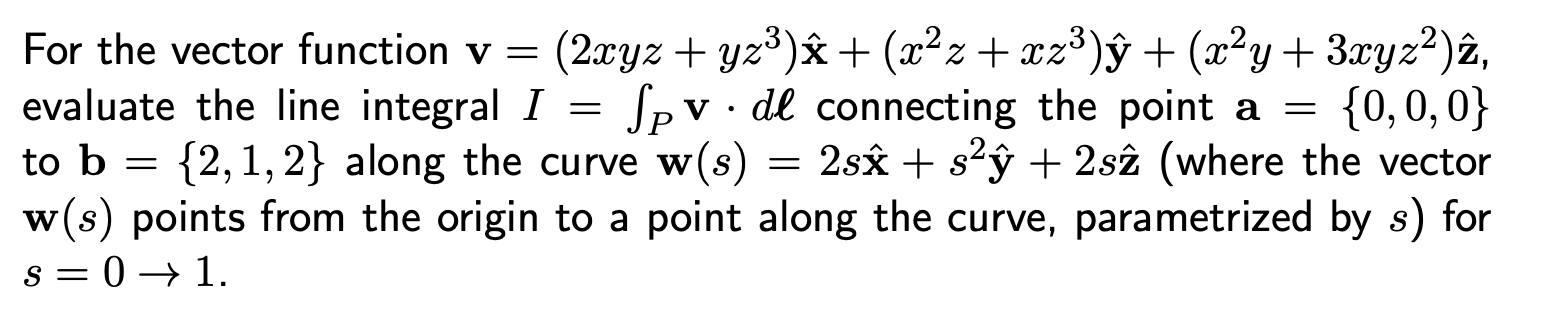 Solved For the vector function | Chegg.com