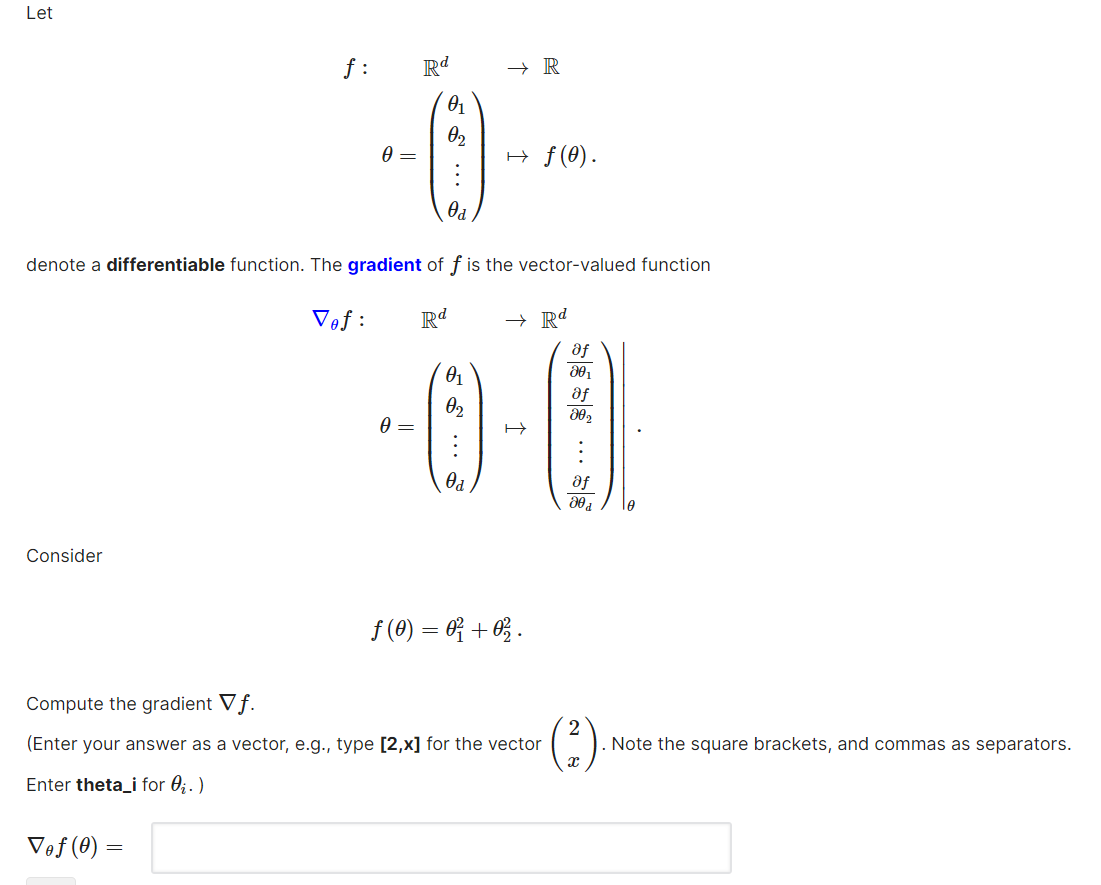 Solved Let f: Rd + R 01 02 A= # f(0) Od denote a | Chegg.com Solved Let f: Rd + R 01 02 A= # f(0) Od denote a | Chegg.com
