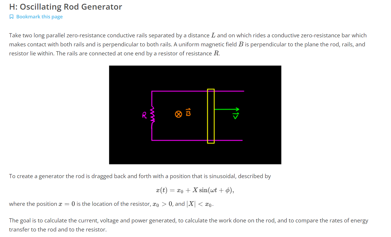 Solved resistor lie within. The rails are connected at one | Chegg.com