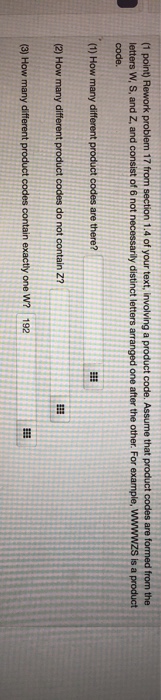 Solved 1 Point Rework Problem 27 From Section 2 1 Of Your
