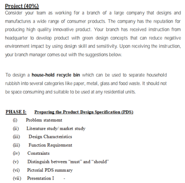 Solved subject Engineering Design, give all as detailed an | Chegg.com