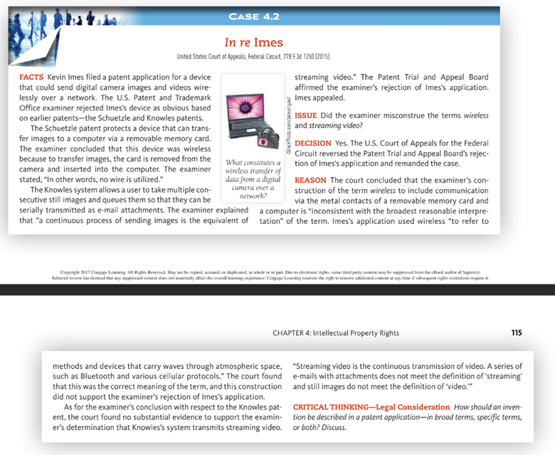 Solved In re Imes United States Court at Appeals, Federal | Chegg.com