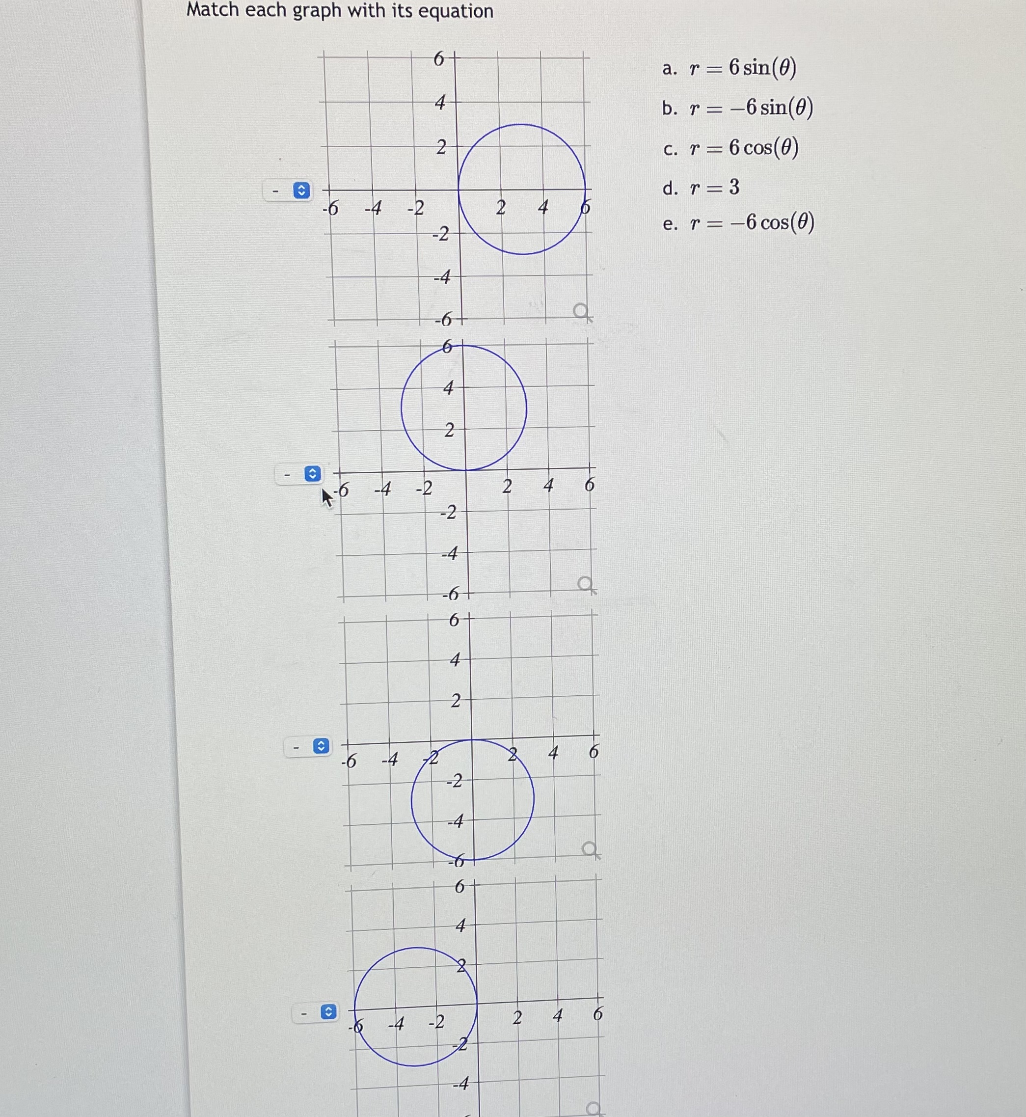 Solved Match each graph with its | Chegg.com