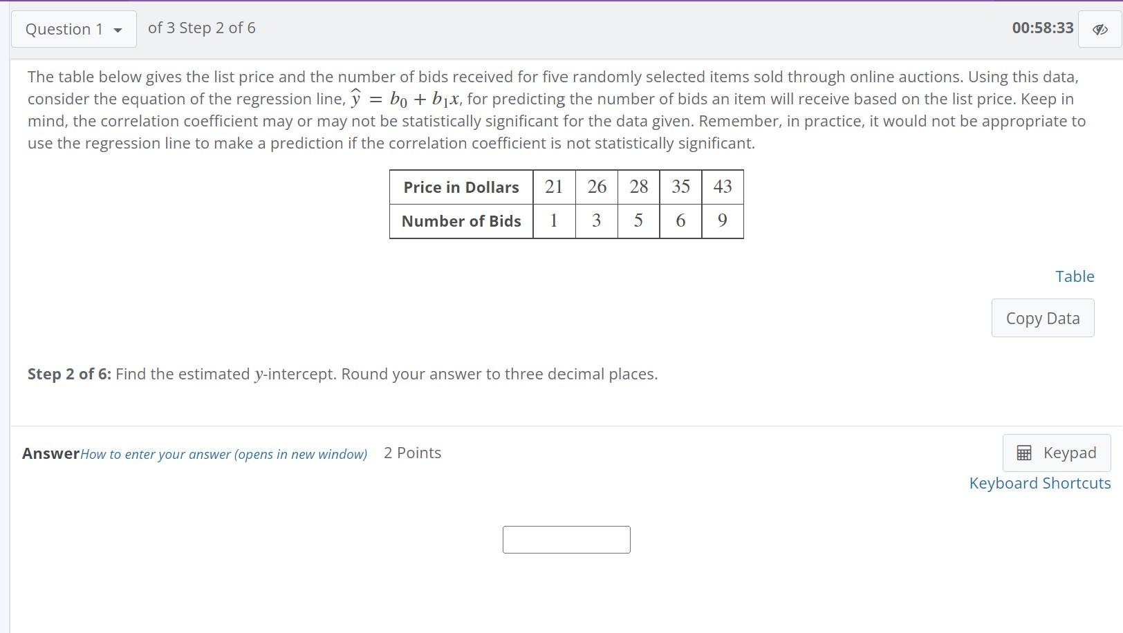 Solved The table below gives the list price and the number | Chegg.com