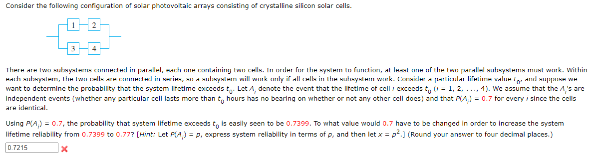 Solved Consider the following configuration of solar | Chegg.com