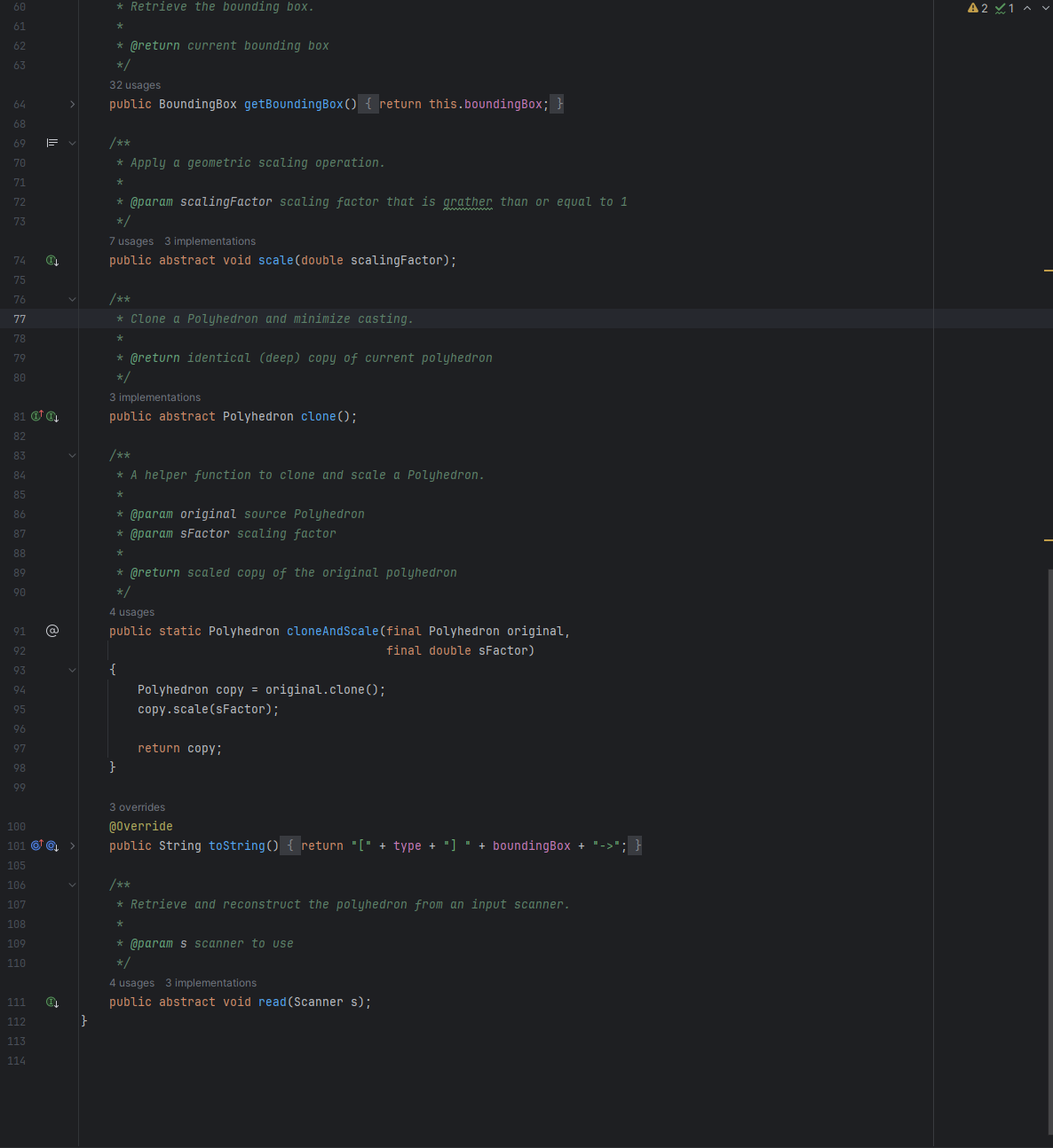 Solved Need help finishing this class. The methods that need | Chegg.com