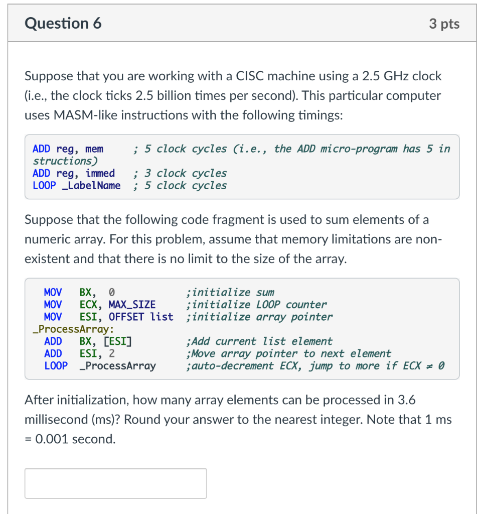 Solved Suppose that you are working with a CISC machine | Chegg.com