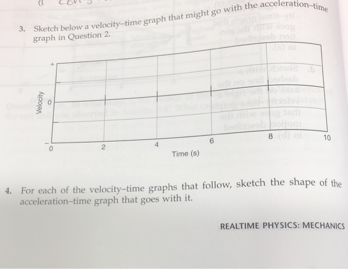 ht go with the acceleration- 3. Sketch below a | Chegg.com