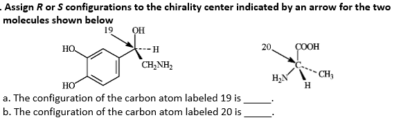 Solved Н Assign R or S configurations to the chirality | Chegg.com