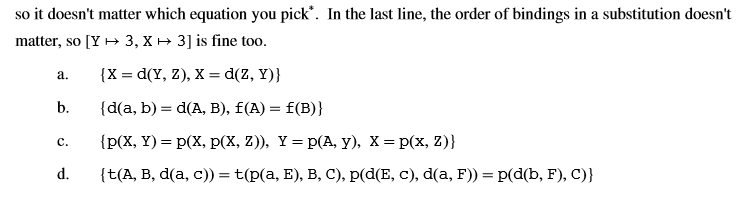 Lecture 16: Unification Algorithm [30 pts] 3. [30 = | Chegg.com