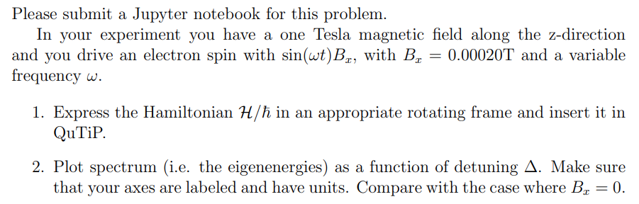 Please submit a Jupyter notebook for this problem. In | Chegg.com