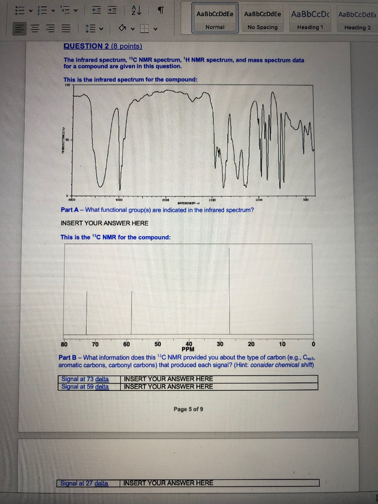Solved AJ T AaBbCcDdEe AaBbCcDdEe Aa BbCcDc AaBbCcDdE Normal | Chegg.com